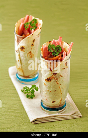 Preparation of fajitas with vegetables Stock Photo - Alamy