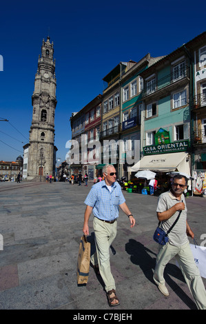 Porto, Portugal, Group People, Men, Tourists, City Bus,, Street Scene ...