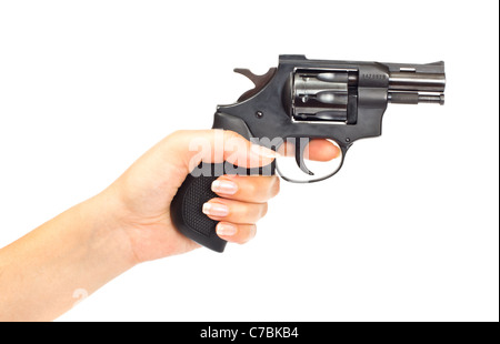 hand gun isolated Stock Photo - Alamy