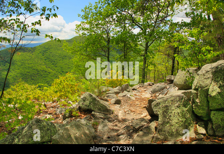 View of Page Valley From Buzzard rock, Signal Knob Trail, Massanutten ...