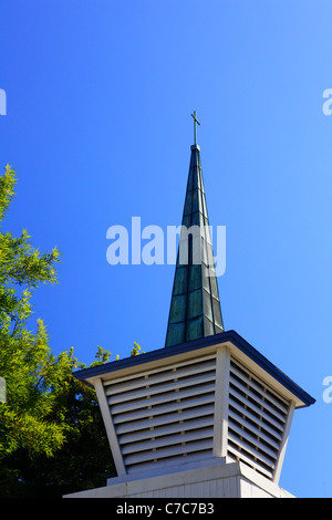 Copper roof cladding of a church building Stock Photo - Alamy