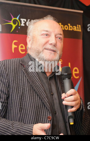 Former MP George Galloway (left) and his wife Putri Gayatri Pertiwi ...