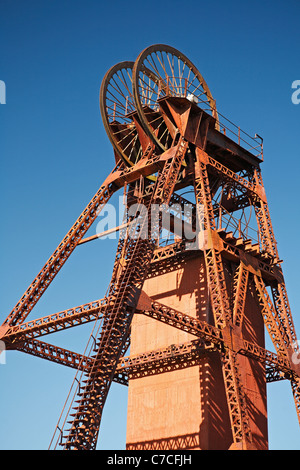 Headframe of Underground Mine Shaft Stock Photo - Alamy