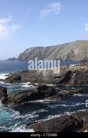 Cliffs of Fitful Head Shetland Islands Scotland September 2011 Stock ...