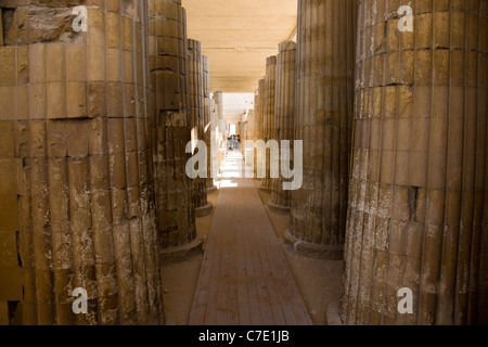Columns of Temple Complex Saqqara Egypt Stock Photo - Alamy