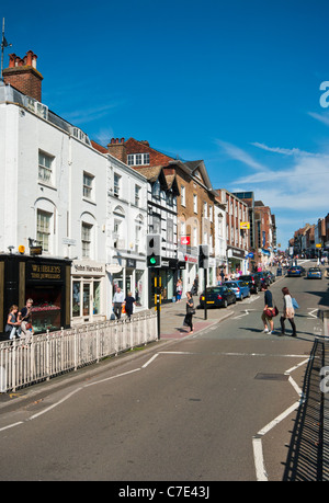 Guildford High Street, Surrey, England, UK. Circa 1980's Stock Photo ...