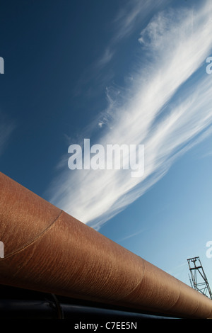 Above ground pipes in Longyearbyen, Svalbard, Norway Stock Photo - Alamy