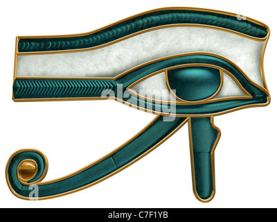 Eye of Horus, an ancient Egyptian symbol of protection, royal power and ...