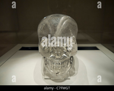 Aztec Turquoise Skull in the British Museum in London England Stock ...