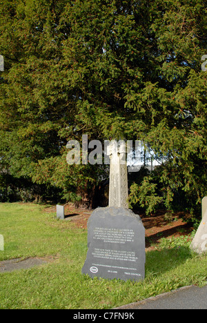 St Digain"s, Llangernyw .in the church is a tree which is estimated to ...