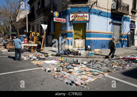 Tristan Narvaja Sunday street market Montevideo Uruguay Stock Photo - Alamy