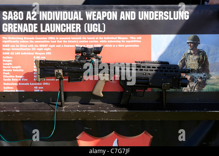 Modern British GPMG machine gun Stock Photo - Alamy