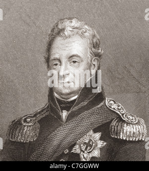 King William IV, portrait. King of the United Kingdom of Great Britain ...