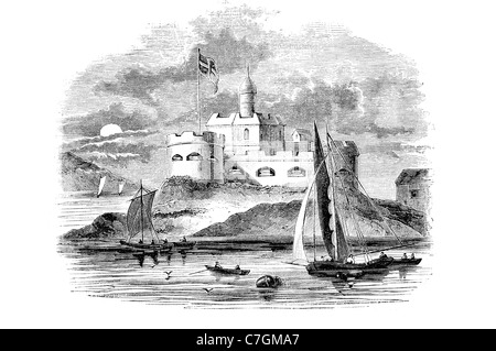 Charles I imprisoned 1648 Hurst Castle trial execution prison Device ...