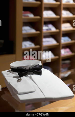 A tuxedo on display in a shop Stock Photo - Alamy