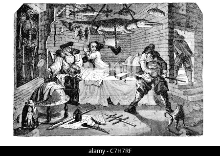 Hudibras, mock-heroic poem by Samuel Butler Stock Photo - Alamy