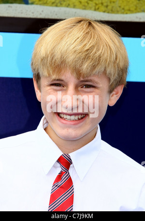 Nathan Gamble at the Dolphin Tale 2 premiere at the Westwood Village ...