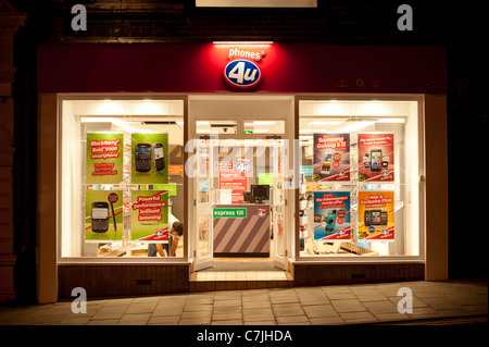 Phones 4U mobile phone shop Stock Photo - Alamy