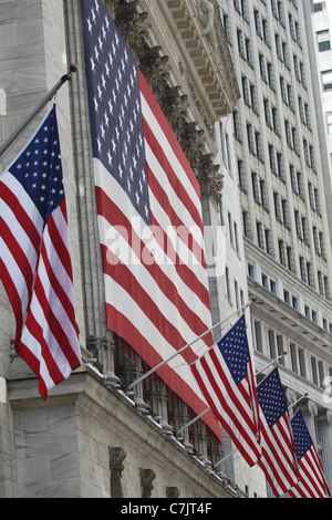 Multiple stars on blue stripes against portrait of caucasian man ...