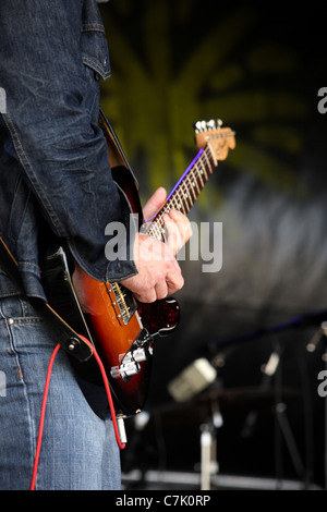 electric guitar being played Stock Photo - Alamy