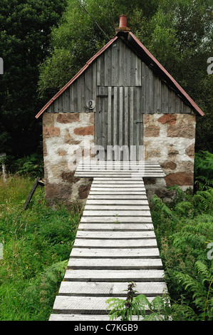 The Forest of Birse by the Bucket Mill near Finzean in Aberdeenshire ...