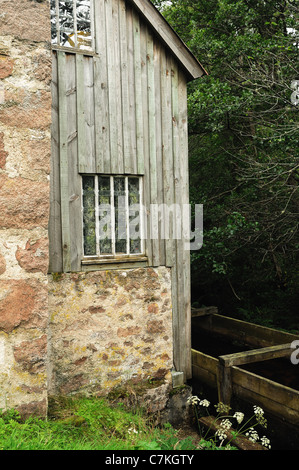 The Forest of Birse by the Bucket Mill near Finzean in Aberdeenshire ...