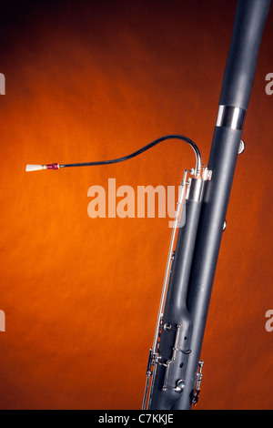 The bassoon is a woodwind instrument with a double reed Stock Photo - Alamy