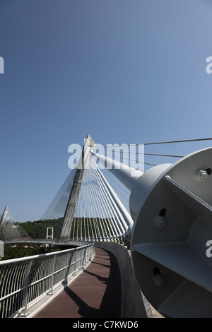 The New 2011Terenez Bridge Designed by Architect Charles Lavigne ...