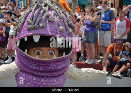 boo monsters inc in the disney pixar countdown to fun parade in walt ...