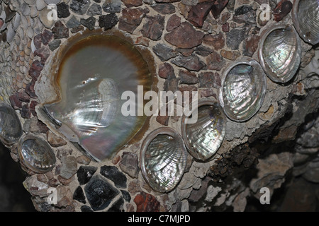 Shell Grotto in Pontypool Stock Photo - Alamy