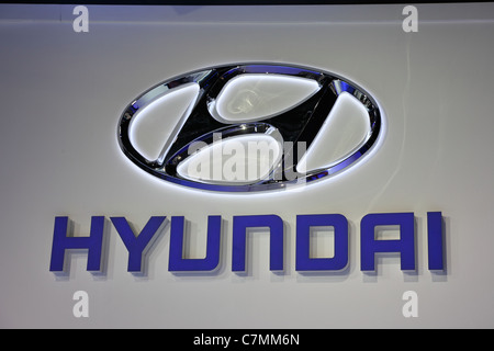 The Hyundai logo Stock Photo - Alamy