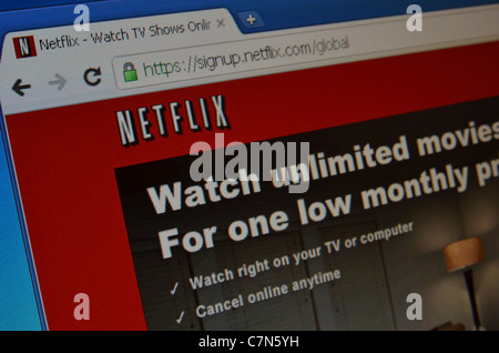 Screenshot of the netflix logo Stock Photo - Alamy