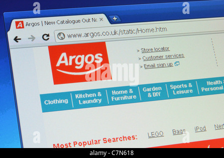 Argos website homepage online screen screenshot shop shopping web site ...