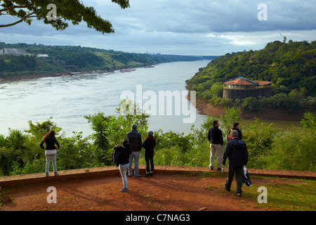 Hito Tres Fronteras (Triple Frontier), Brazil, Argentina and Paraguay ...
