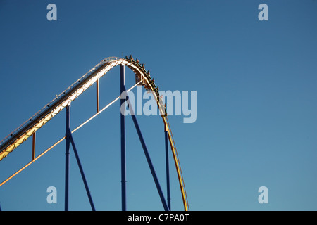 Behemoth roller coaster at Canada's Wonderland amusement park Stock ...