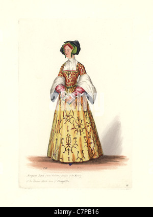 Margaret Roper, daughter of Sir Thomas More with her father shortly ...