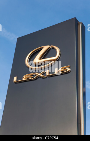 A Lexus car garage sign Stock Photo - Alamy