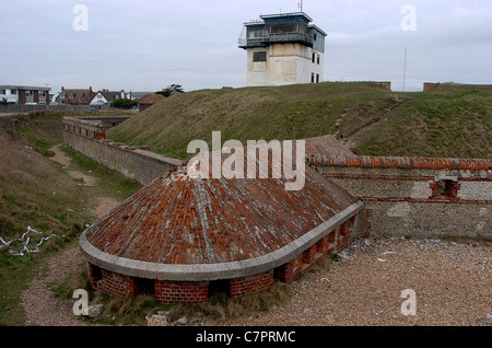 The historical coastal fort at the entrance to Shoreham Harbour which ...