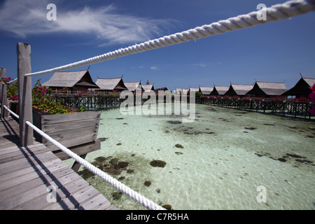 Kapalai resort at Kapalai Island, Borneo, Malaysia Stock Photo - Alamy