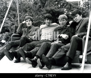 The Searchers pop group from (l-r) Chris Curtis, drummer, John McNally ...
