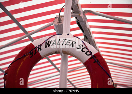Loch Katrine and the Sir Walter Scott in winter - Trossachs, Scotland ...