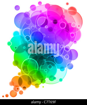 Multicolor digital abstract creative background made of curved pink ...