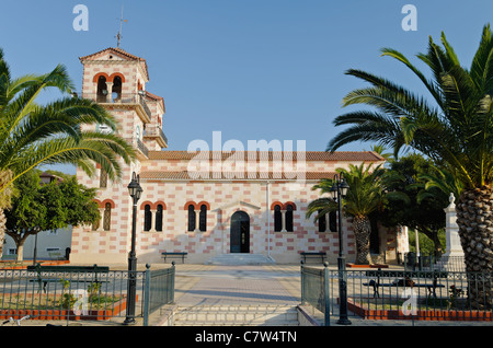 Greek church in Katastari village, Zakynthos, Greece Stock Photo - Alamy