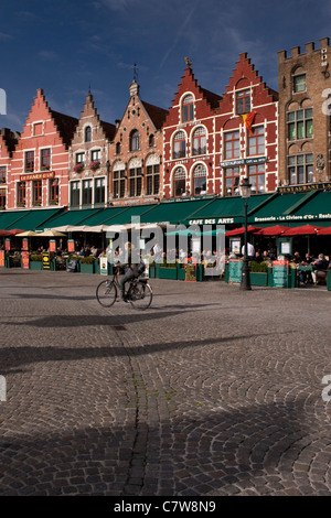 The Grote markt, the central market square of Kortrijk, West Flanders ...