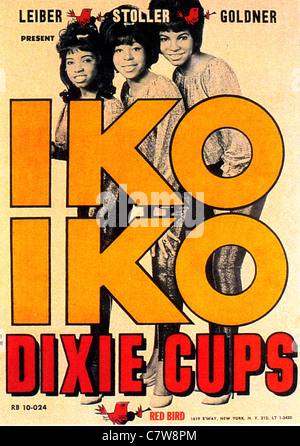 DIXIE CUPS US vocal trio on covers of their 1965 Red Bird recording Iko ...