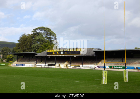 Pitch at Melrose Rugby Club, Melrose, Roxburghshire, Scottish Borders ...