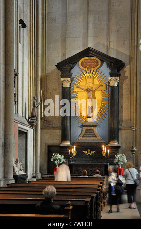 the Gero Cross in the Cathedral, Cologne, Germany. The Gero Cross or Gero Crucifix (Gero-Kreuz ...