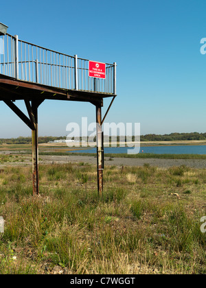 Chasewater dam with very low water Stock Photo - Alamy