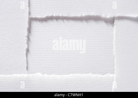 Rectangle of torn paper Stock Photo - Alamy