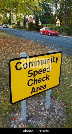 Check Your Speed sign UK England, Speed check sign UK England, Check ...
